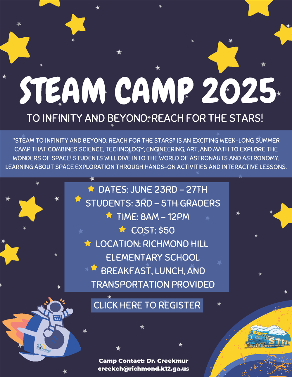 Summer Camps and Programs / STEAM Summer Camp