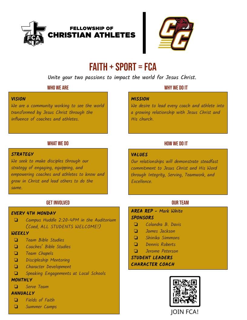 Davis, Colandra / Health & P.E. / Fellowship of Christian Athletes