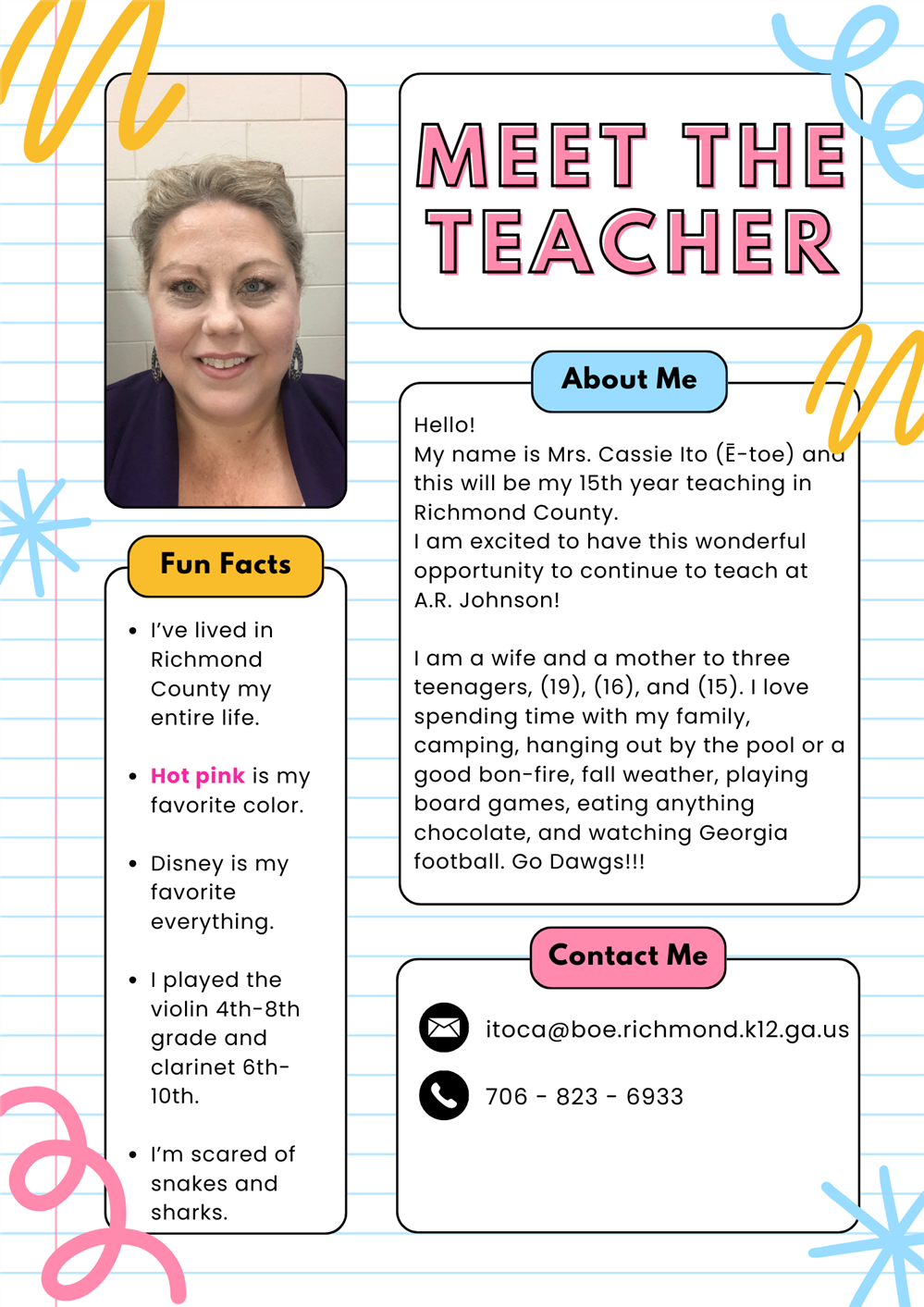 Ito, Cassie - STEAM Facilitator / Meet the Teacher
